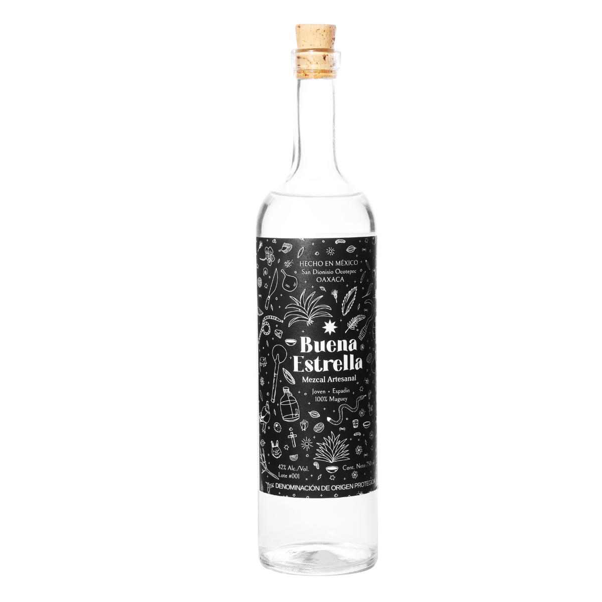 BUENA ESTRELLA NATURAL ARTISANAL MEZCAL 42% ABV – Sol O Vino