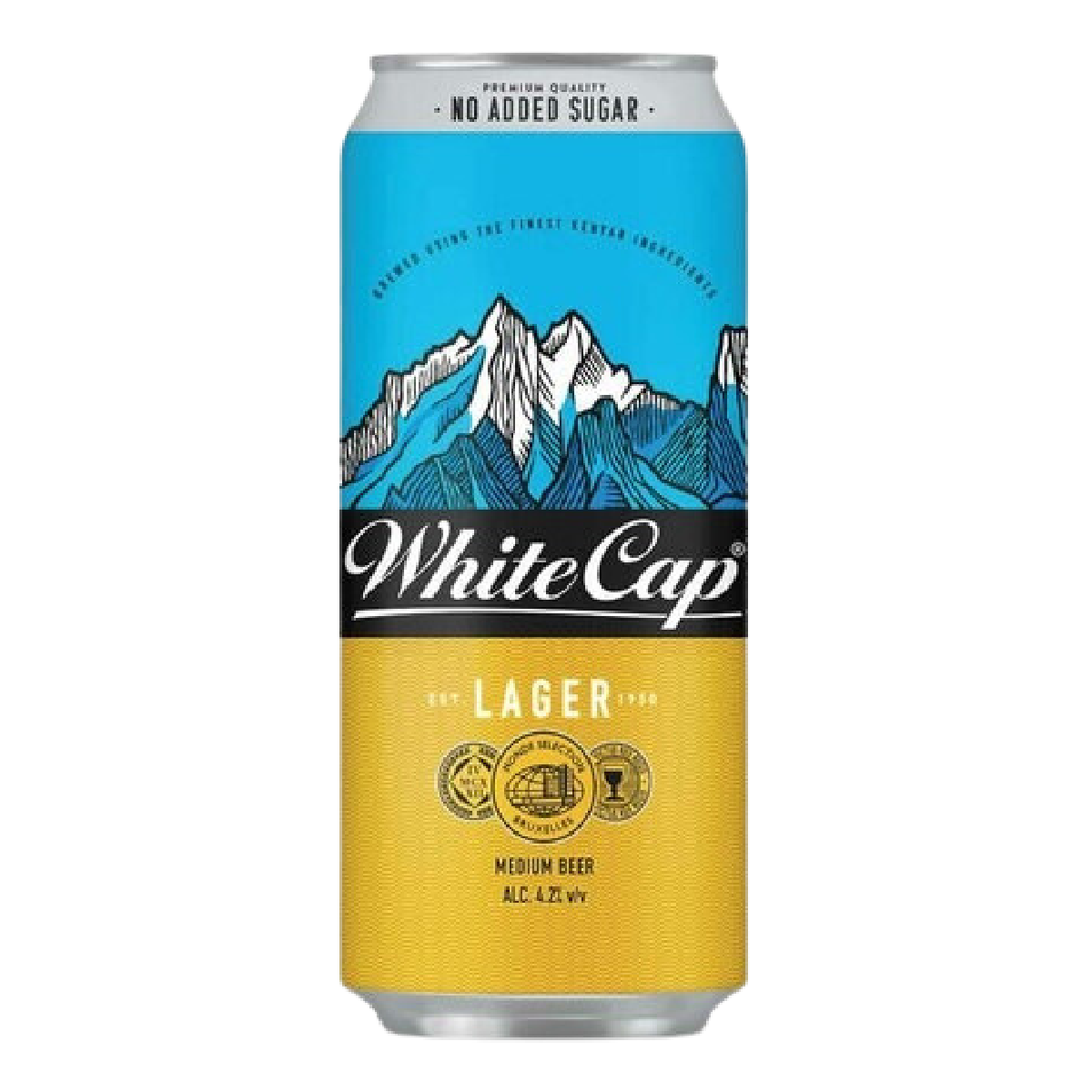 WHITE CAP 500ML CAN, 4.2%ABV – Sol O Vino